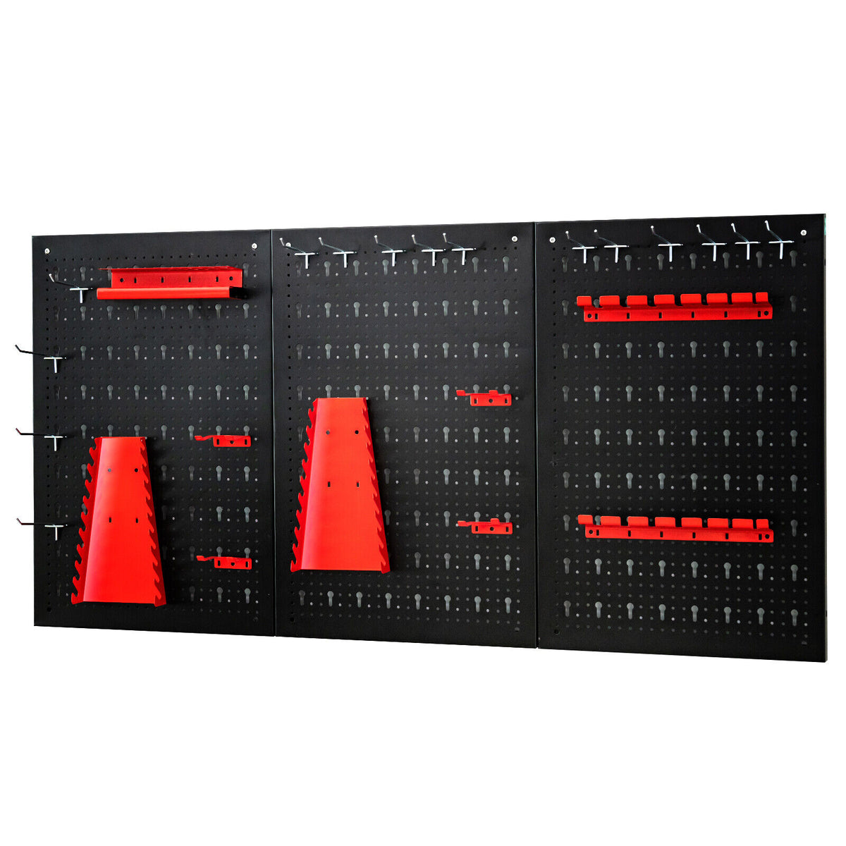 1.2 m Metal Pegboard Wall Organizer Kit Toolboard – Tool Plus