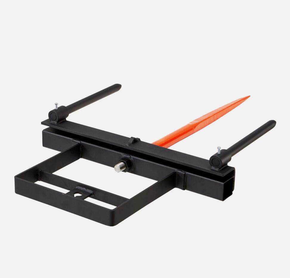 39" 1600 LBS Heavy Duty Hay Spear Bale Spear Skid Steer Loader Tractor ...