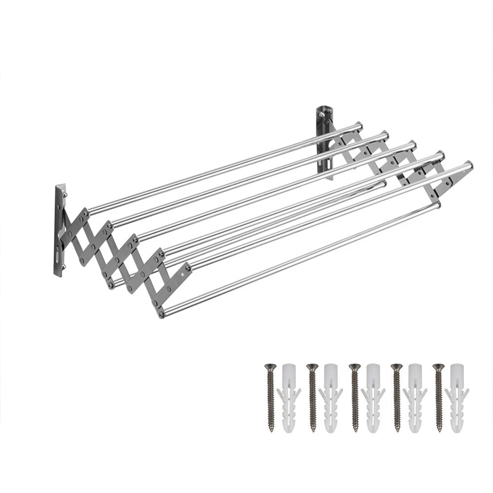 60CM Caravan Clothesline Pull Out Expanded Clothes Airer – Tool Plus