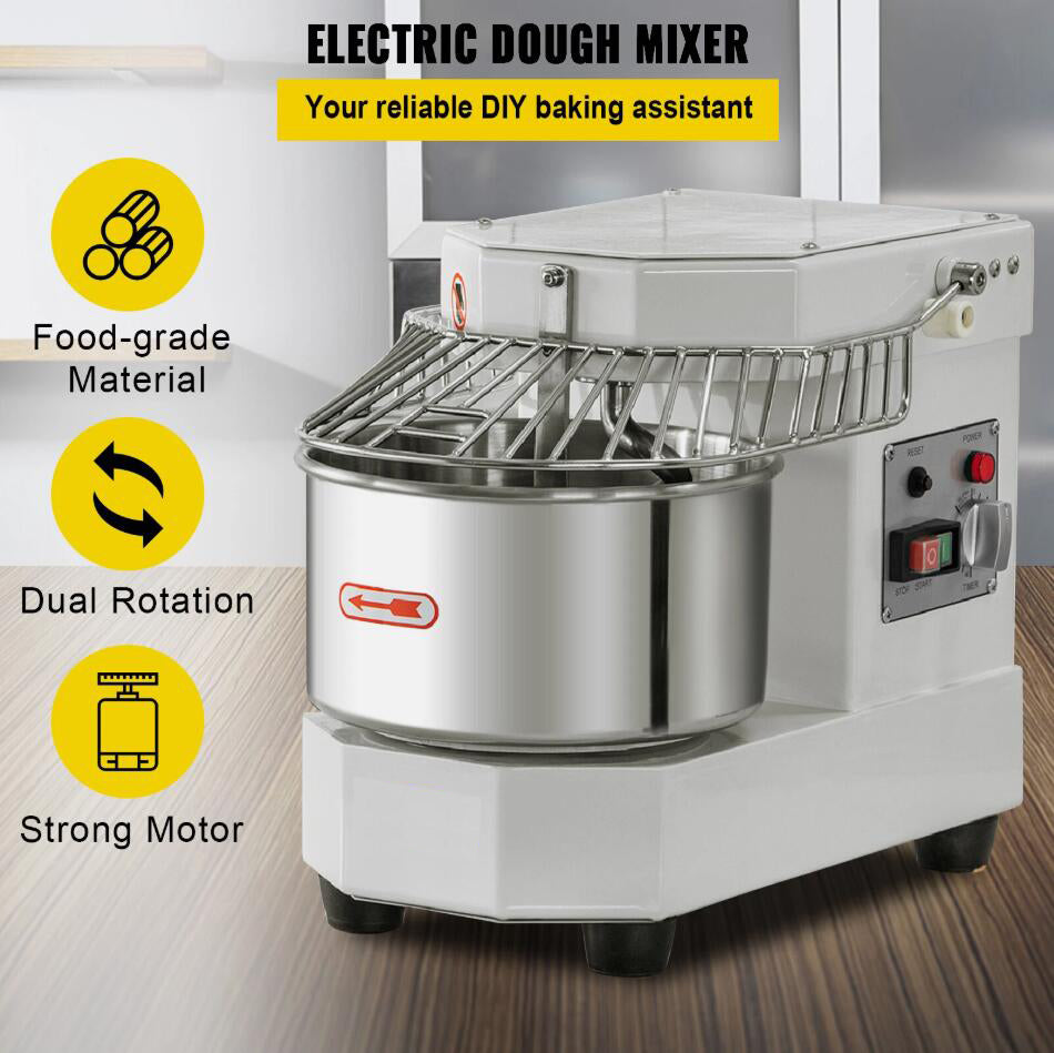 Heavy Duty 8L Commercial Spiral Dough Mixer Food Mixer Electric Mixer ...