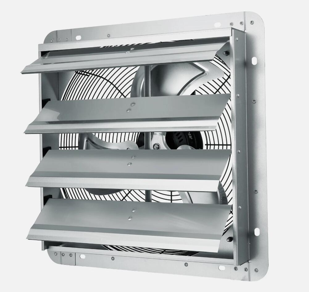 High Performance 406 mm Wall Mounted Shutter Exhaust Fan Shop Exhaust ...