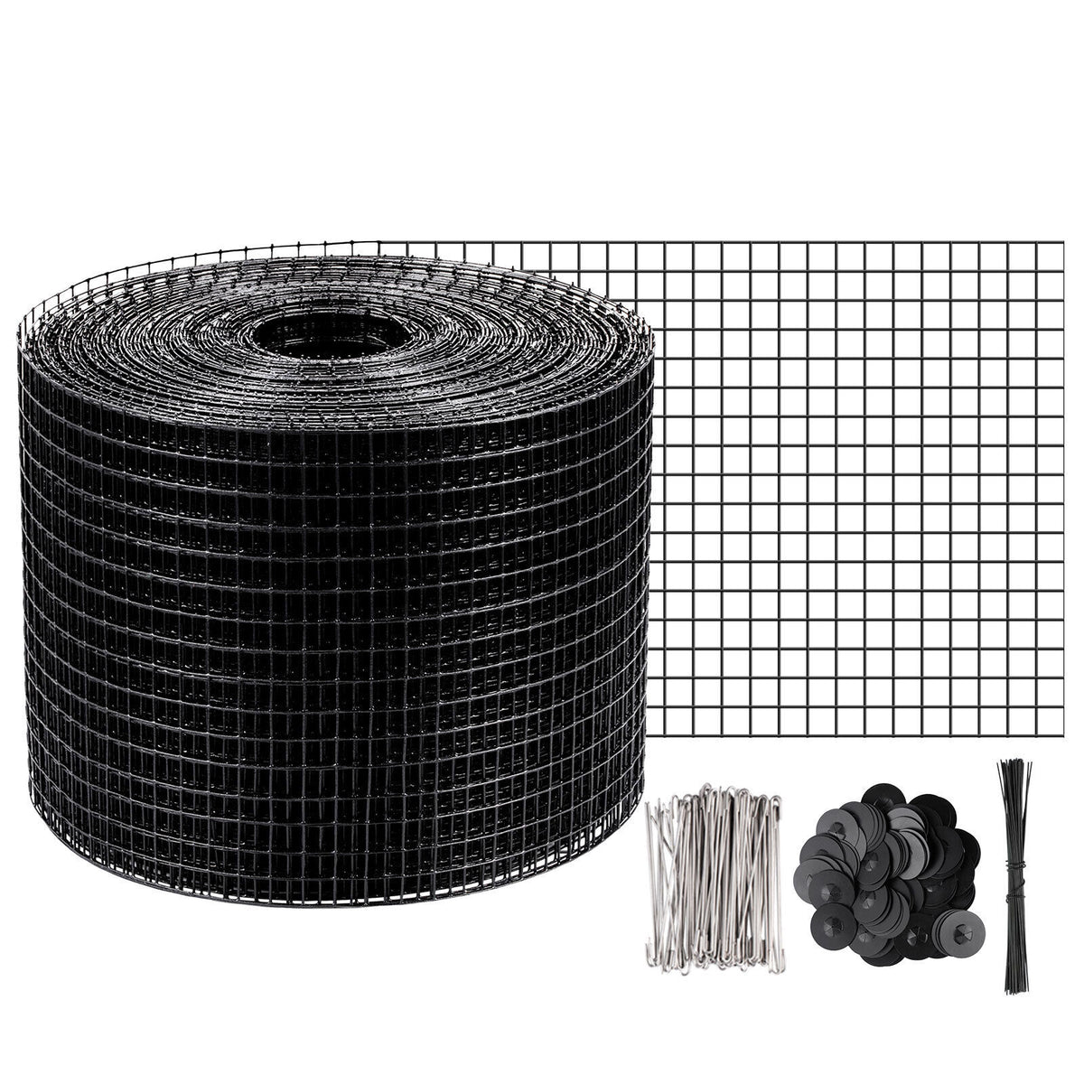 Solar Panel Mesh 20cm x 30m PVC Bird Proof Guard Kit with 100PCS Faste ...