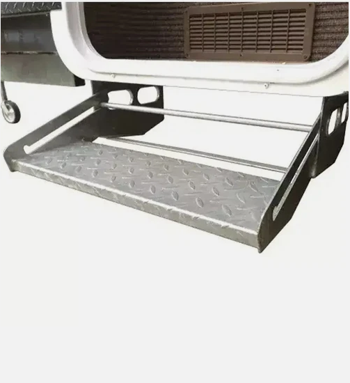 Heavy Duty 530mm Galvanized Steel Coast Single Pull-Out Caravan Step A ...