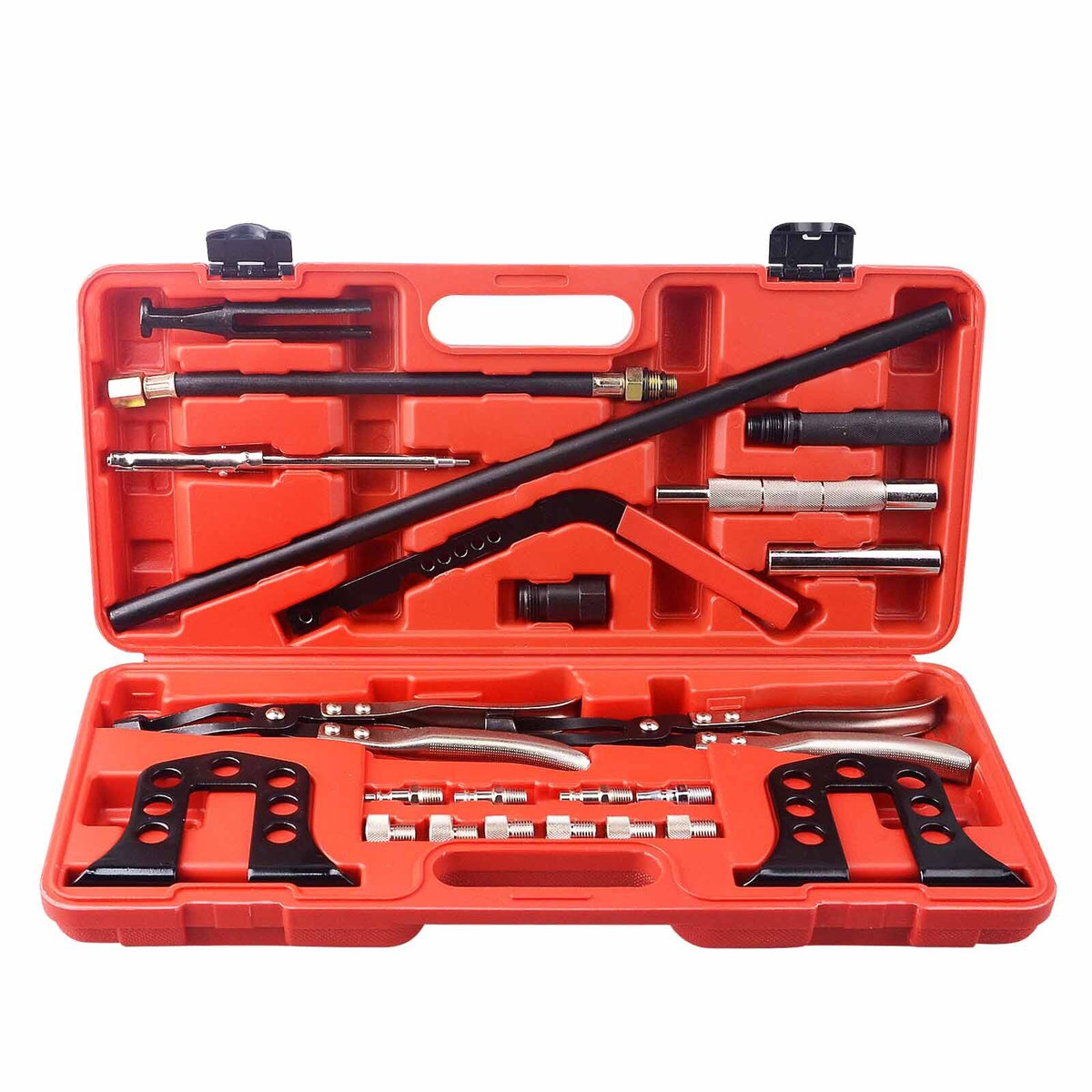 Cylinder Head Service Set Valve Spring Compressor Removal Tool For Aud ...