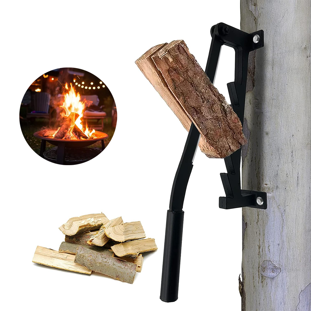Wall Mounted Wood Cutter Log Firewood Kindling Splitter Wood Splitting ...