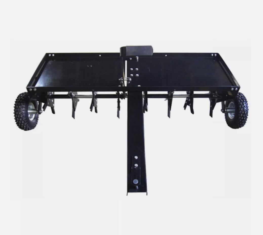 Heavy Duty 48 " Lawn Aerator 32 Core Spike Tow Behind Spike ATV Ride o ...
