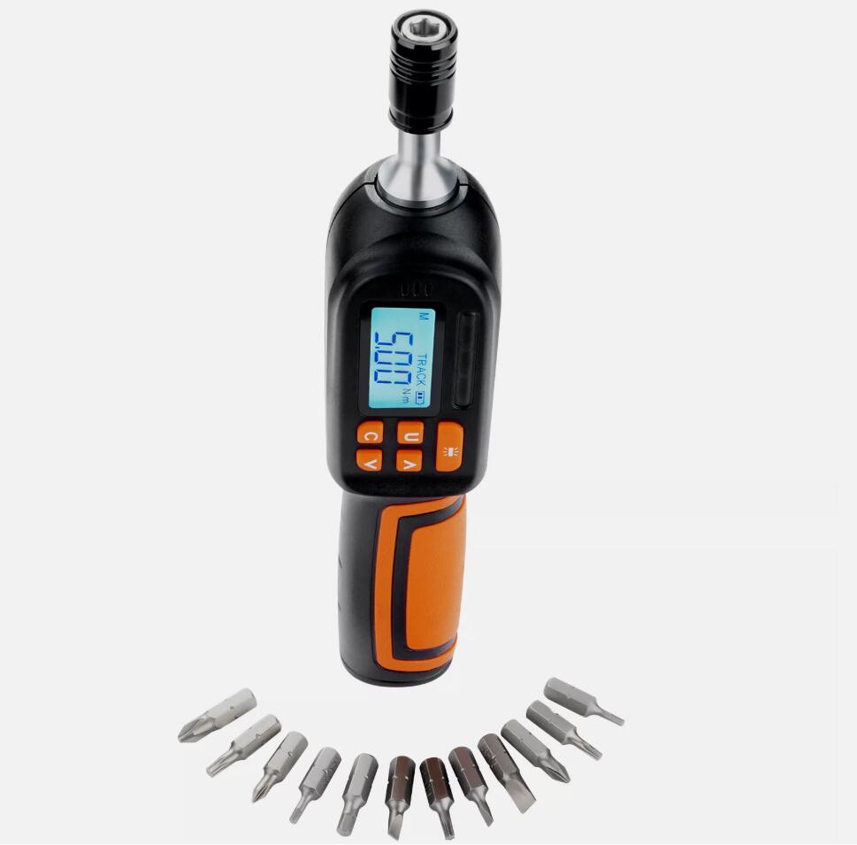 Premium Digital Torque Screwdriver 1/4" Range 2.65-70.67in/lb w/ 0.01N ...