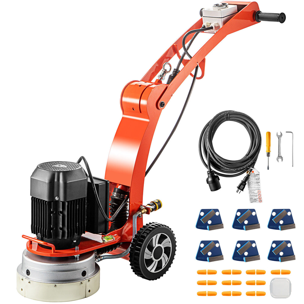 25.4cm 3.0HP Concrete Floor Grinder Walk-Behind Polisher – Tool Plus