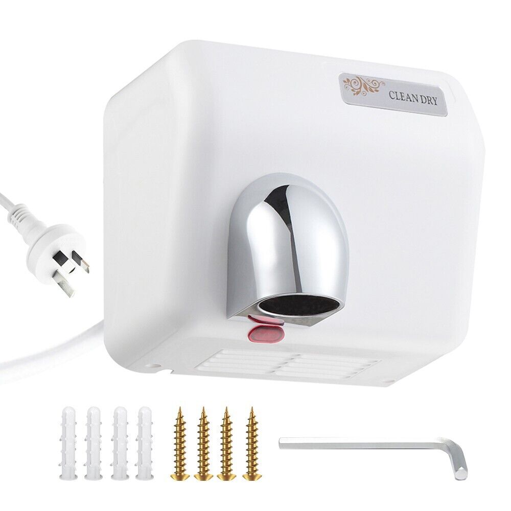 2300W Wall Mounted Automatic Hand Dryer Super Powerful 360° Rotational ...