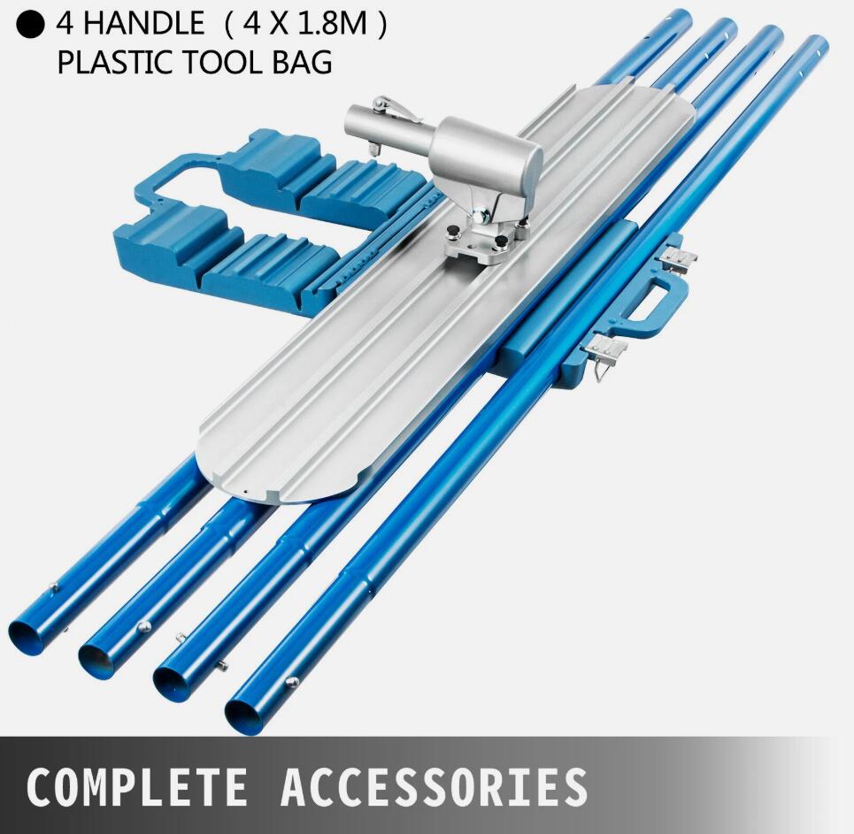 48"x8" Premium Adjustable Bull Float Concrete Float Concrete Tool Trow – Tool Plus