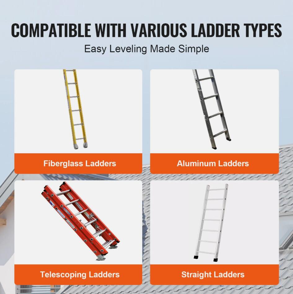Heavy Duty 380lbs Load Ladder Levler PP Leveling Tool with Storage for ...