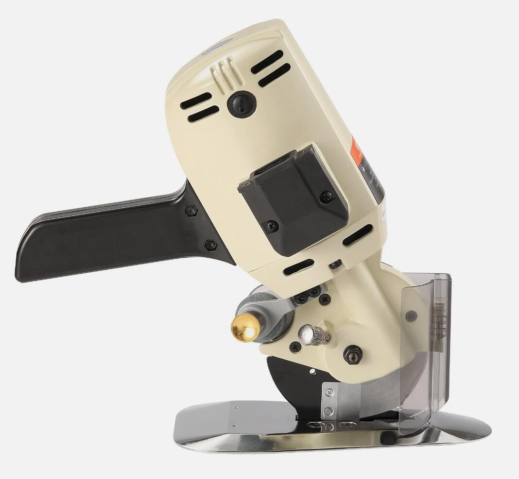 250W Automatic Electric Fabric Cutter Rotary Fabric Cutting Machine 1 ...