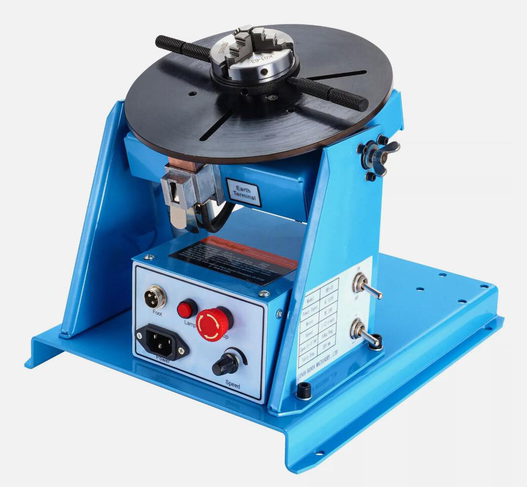 20W 10KG Precise & Stable Rotary Welding Positioner 0-90° Turntable Ta ...