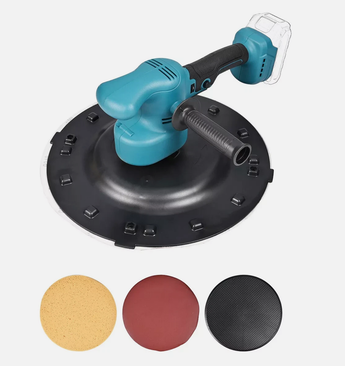 UPGRADED Brushless Concrete Mortar Trowel Wall Smoothing Polishing Mac ...