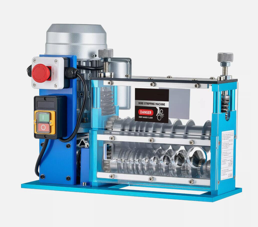 550W 1.5-40mm Heavy Duty Automatic Copper Wire Stripping Machine Wire ...