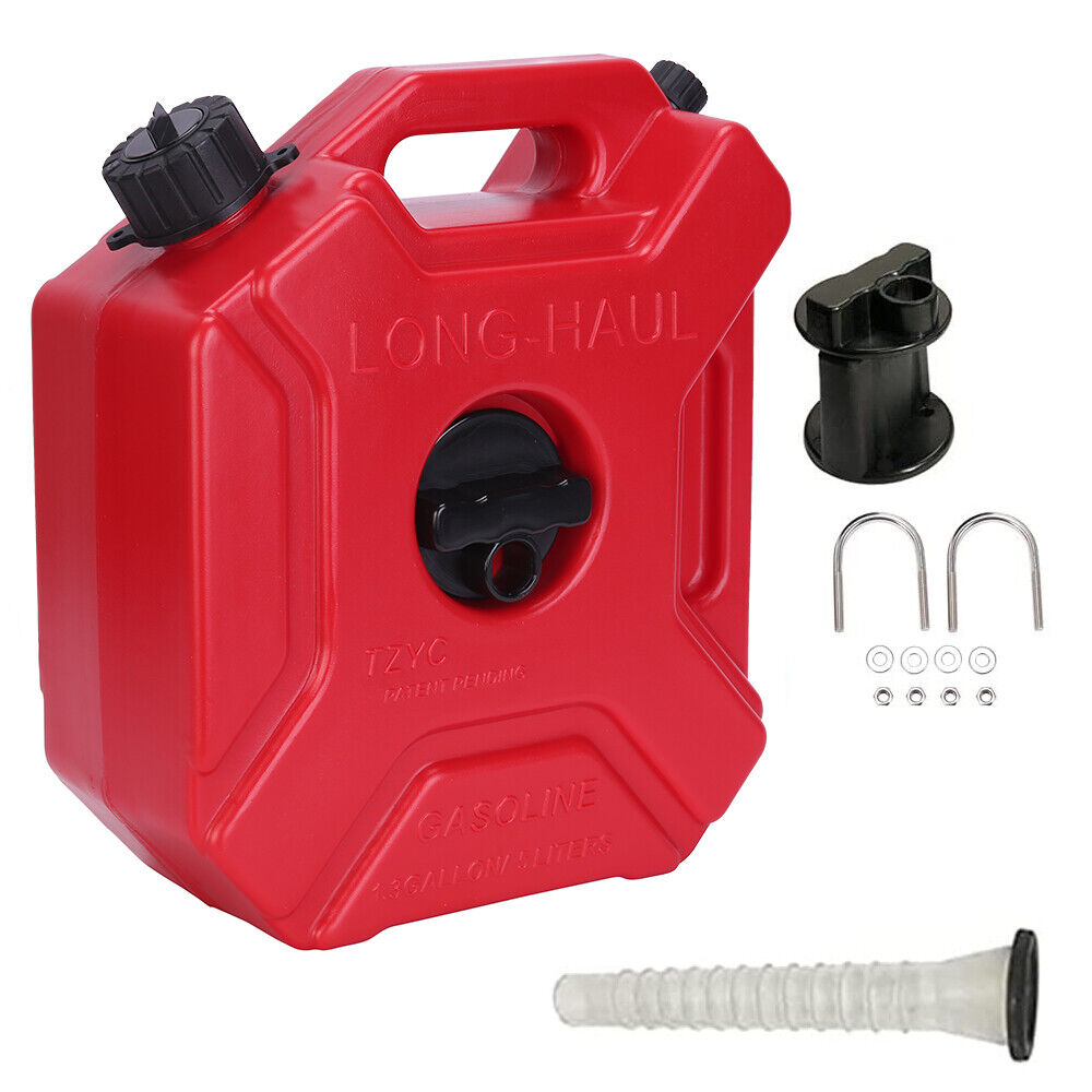 5L Heavy Duty Jerry Can Fuel Container Spare Petrol Storage Tank With ...