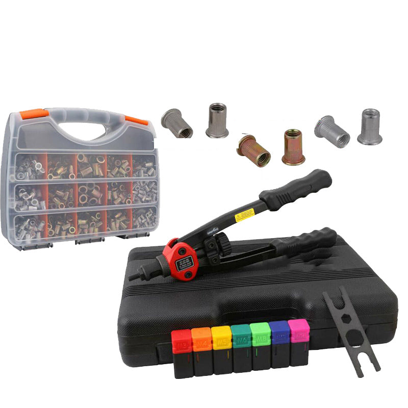 1400pcs Nutsert Tool Kit Rivnut Stainless Steel Rivet Nut Mandrels M3 ...