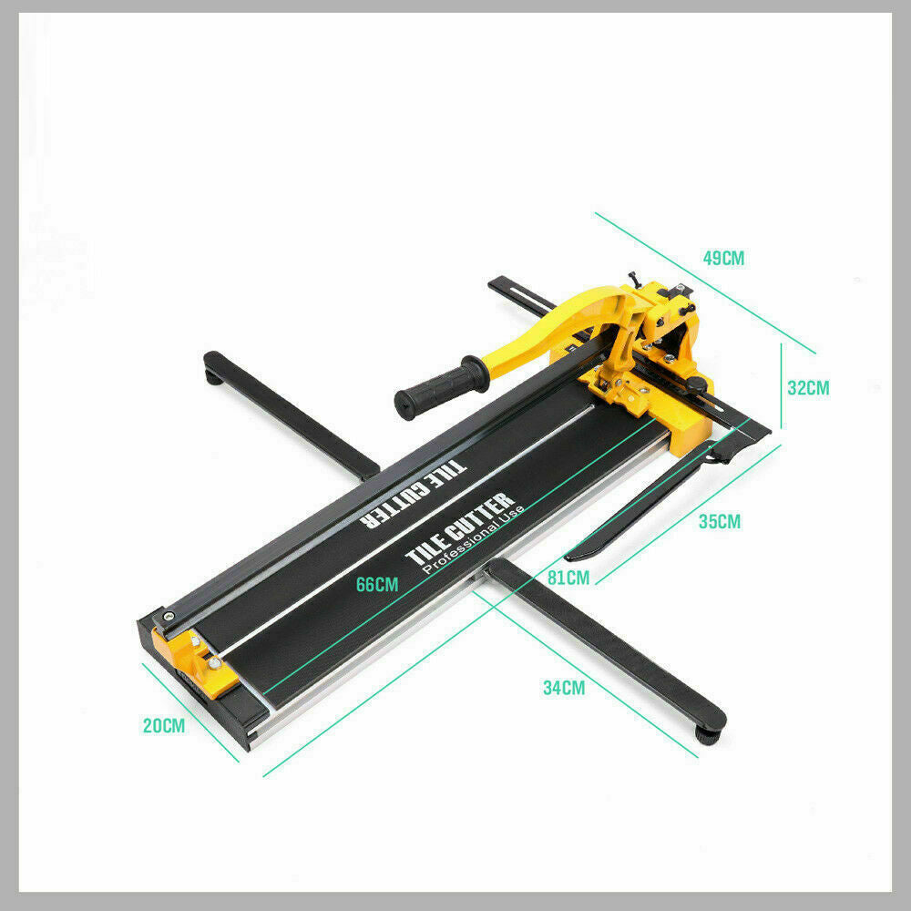 600mm Manual Tile Cutter Laser Guide Home Pro Tile Cutting Machine Hea ...
