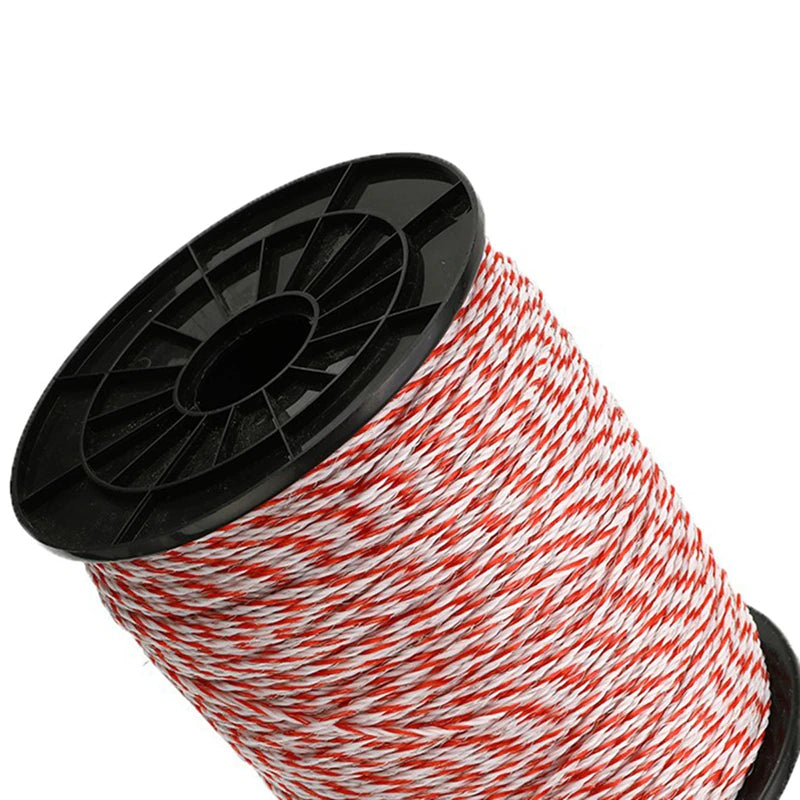 POLY ROPE 500M PREMIUM 4MM ULTRA LOW RESISTANCE - ELECTRIC FENCE POLYR ...