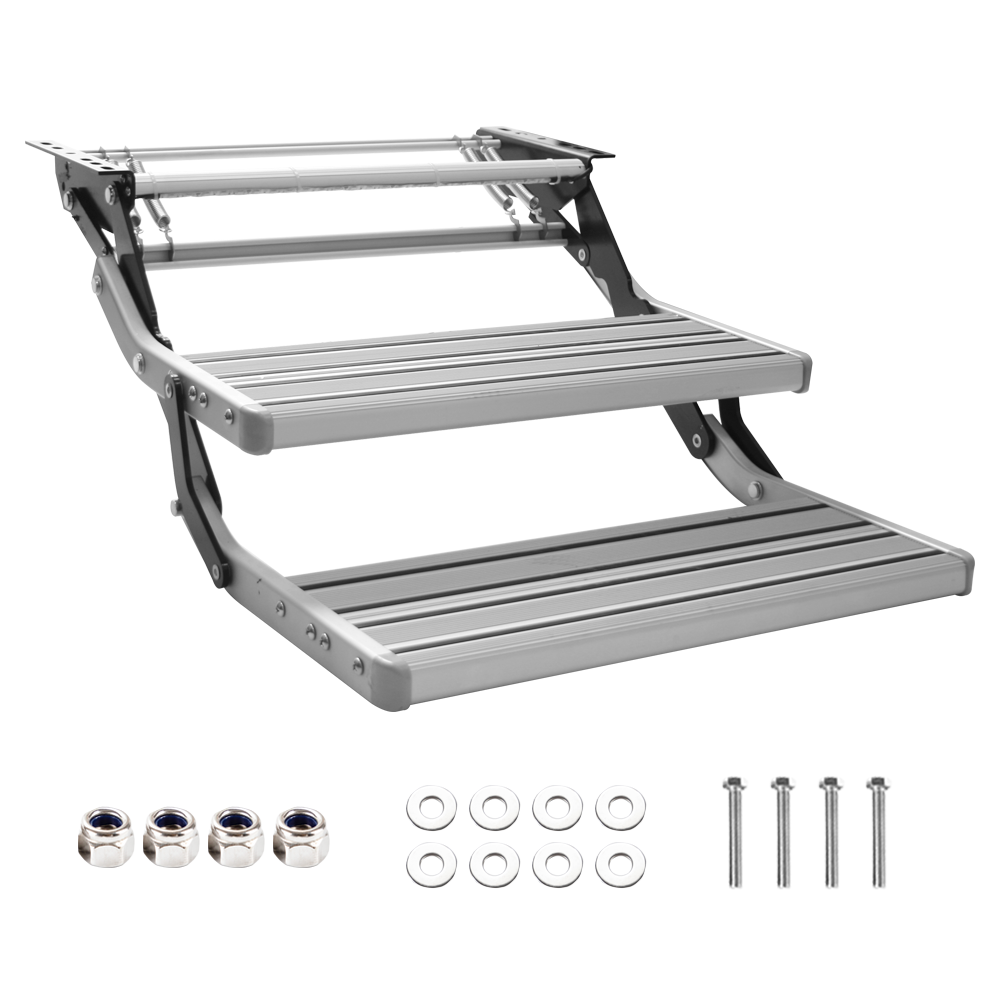 LED Aluminium Caravan Double Steps Pull Out – Tool Plus