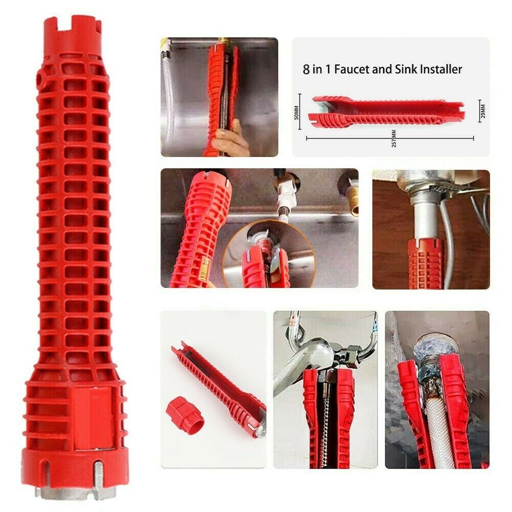 Sink Installer Multi-Tool Pipe Wrench For Plumbers – Tool Plus